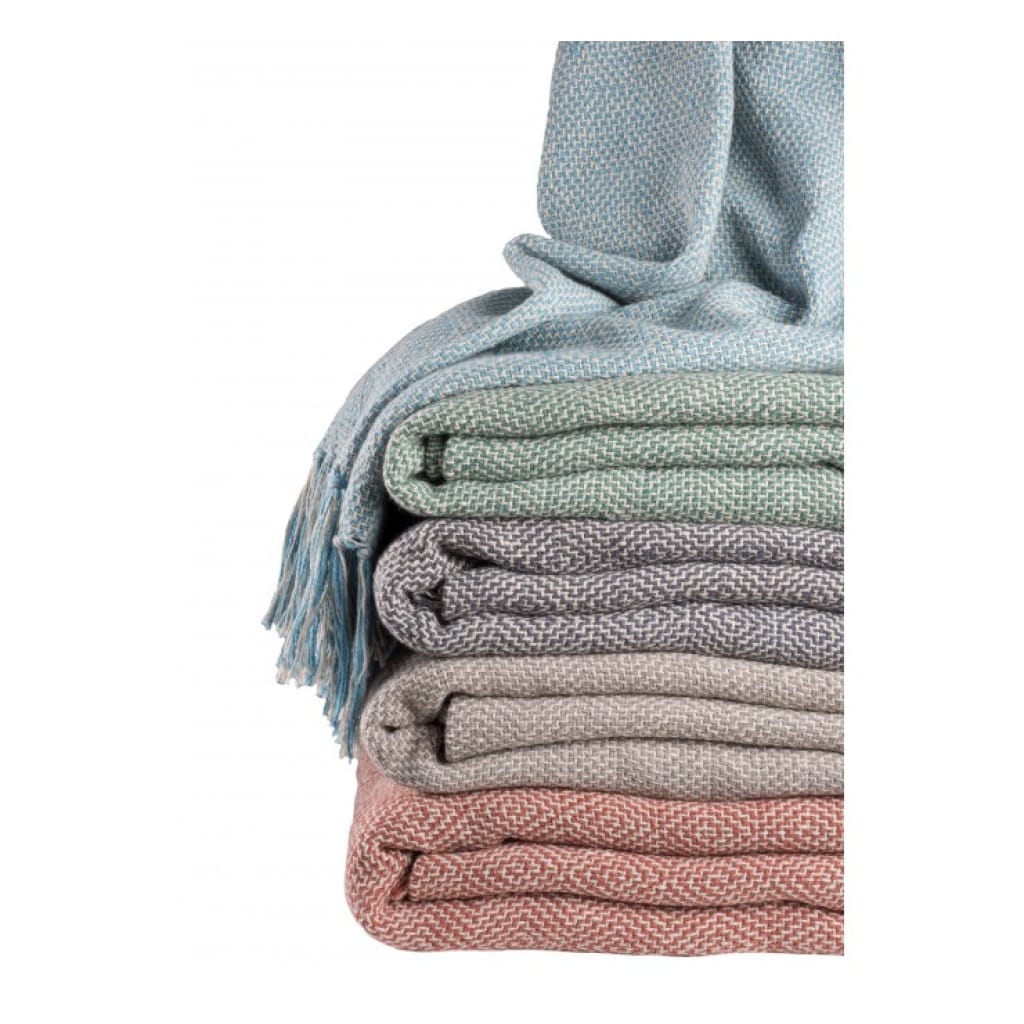 Large Assorted Colour Recycled Wool Picnic Blankets